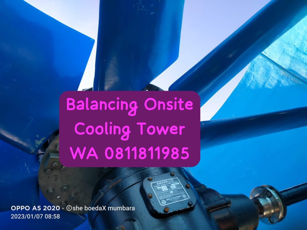 Jasa Balancing On Site Cooling Tower - PT. Mulyahati Cipta Sejahtera